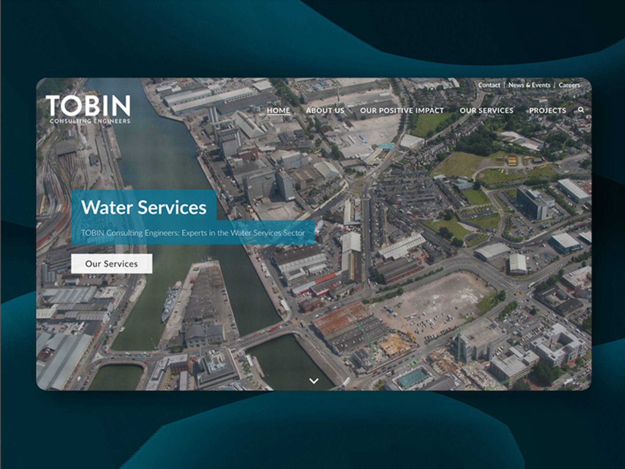 Tobin Engineers • Custom Website Design & Development Project